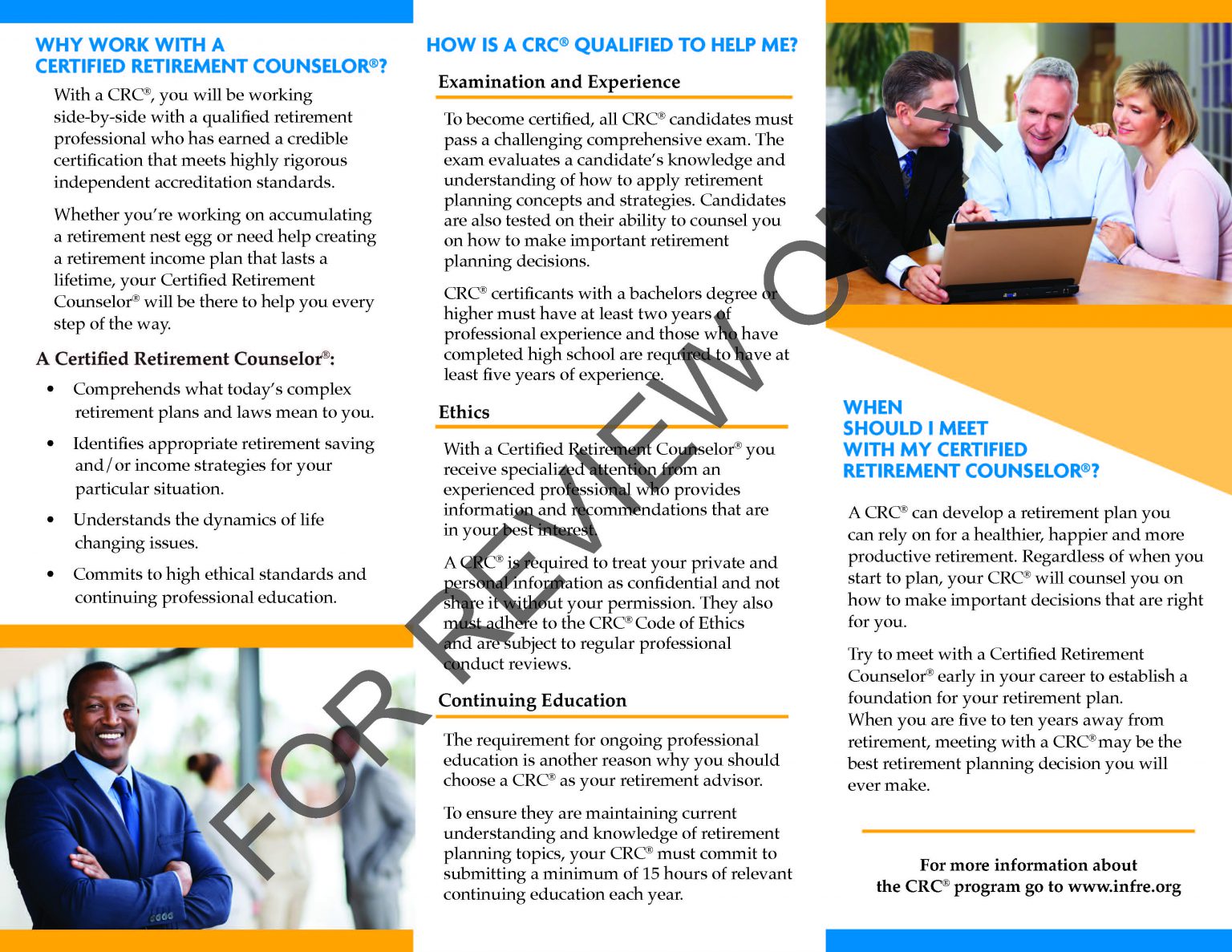 Order CRC®Client Brochures - Infre.org